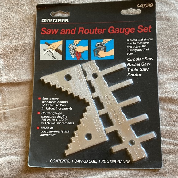Other | Craftsman Saw And Router Gauge Set New In Sealed Package | Poshmark